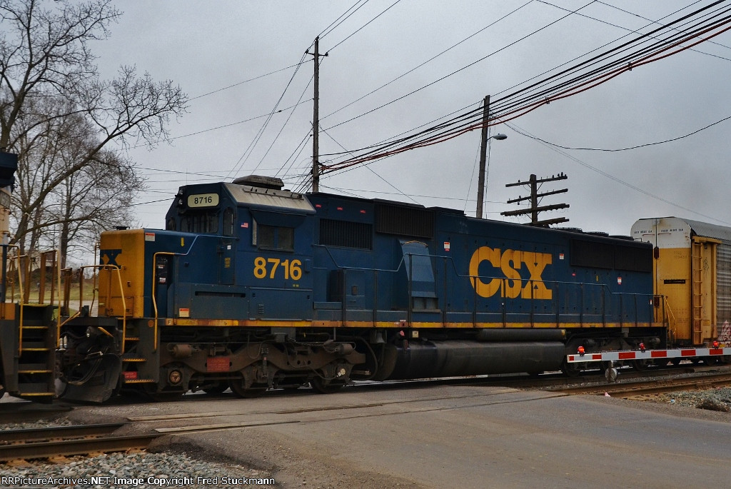 CSX 8716, gotta love it.
